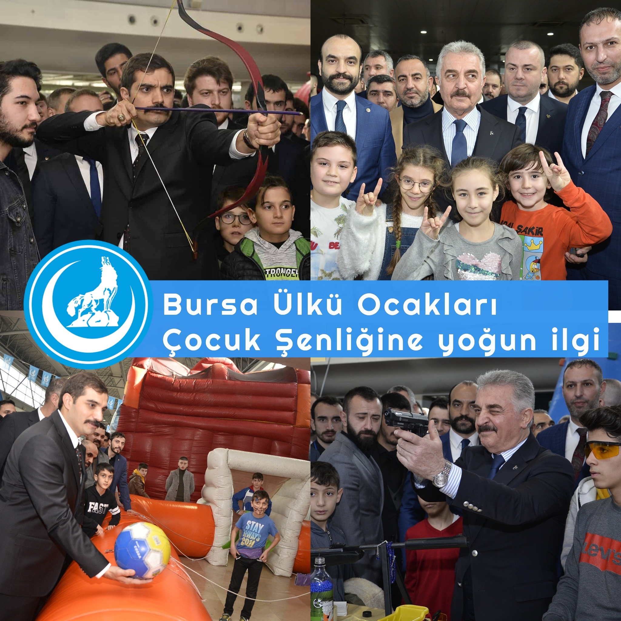 Bursa Ülkü Ocakları Çocuk Şenliğine yoğun ilgi « Ülkücü Kadro